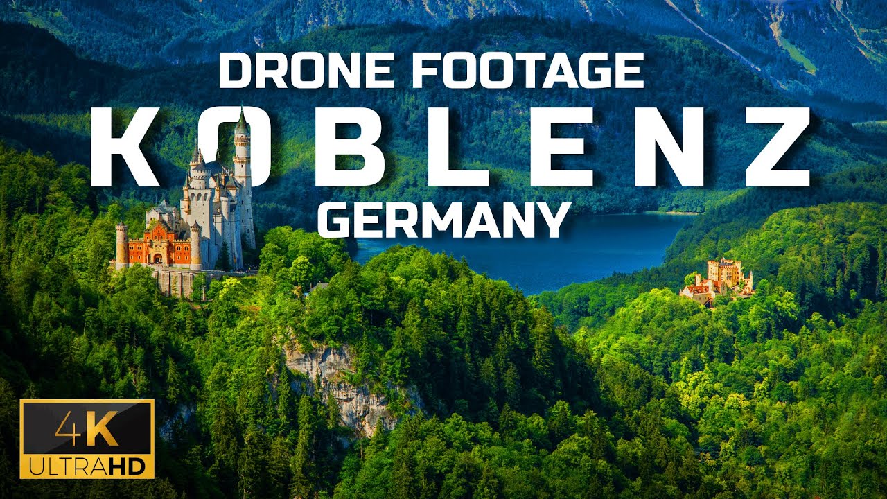 Flying Over Germany Koblenz | Cinematic Drone Footage | Epic Music ...