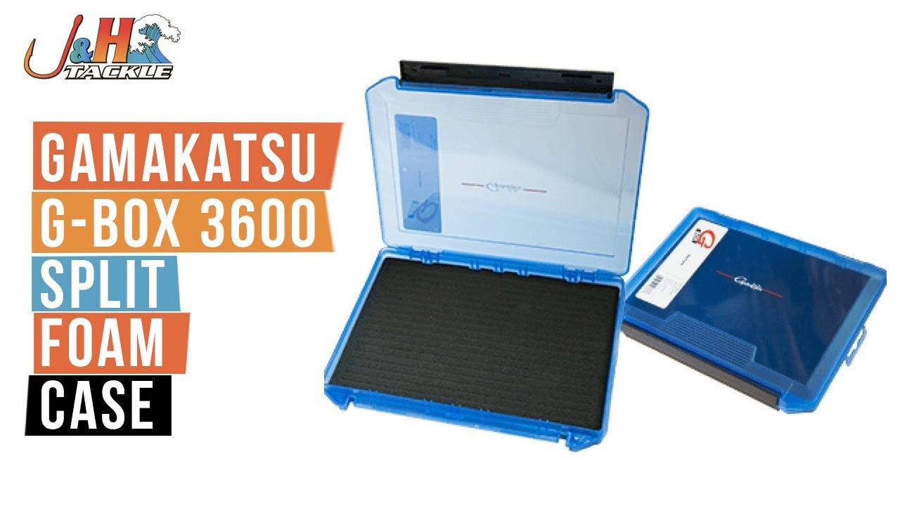 Gamakatsu G-Box 3600 Split Foam Case | J&H Tackle - YouTube