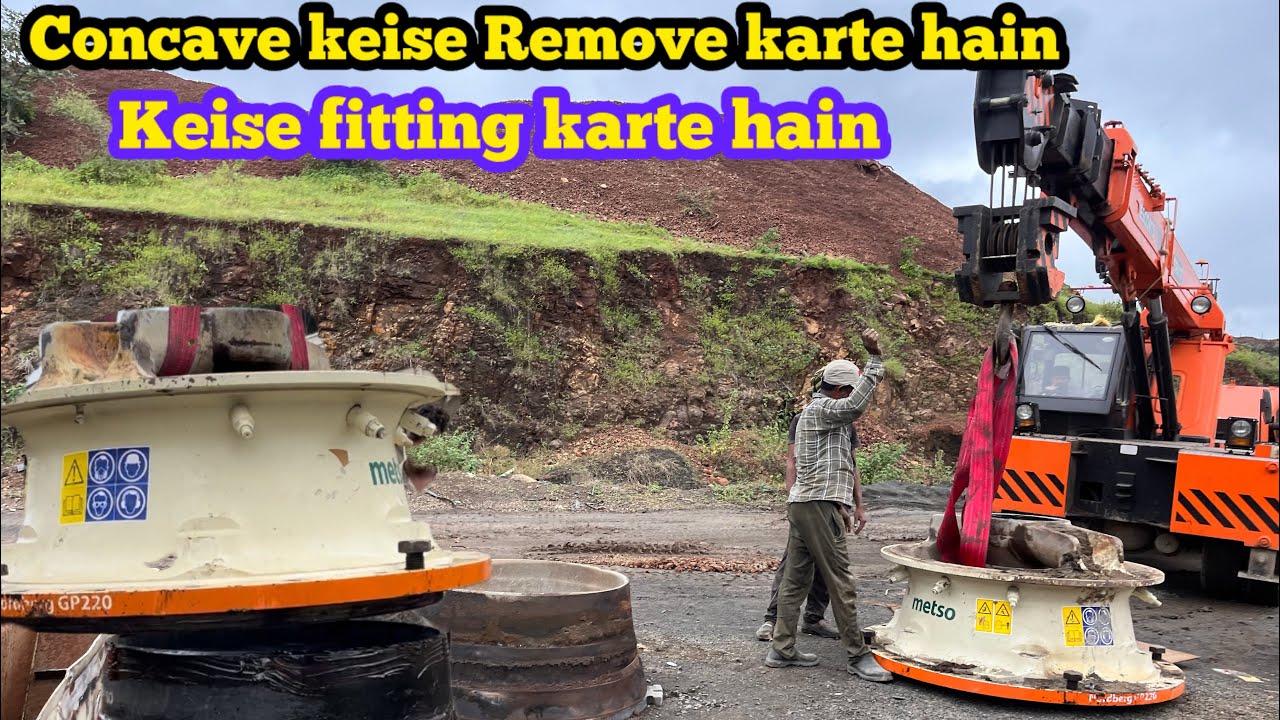 Concave Remove keise kare metso Gp220 cone - YouTube