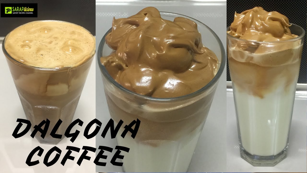 How To Make Easy Dalgona Coffee - YouTube