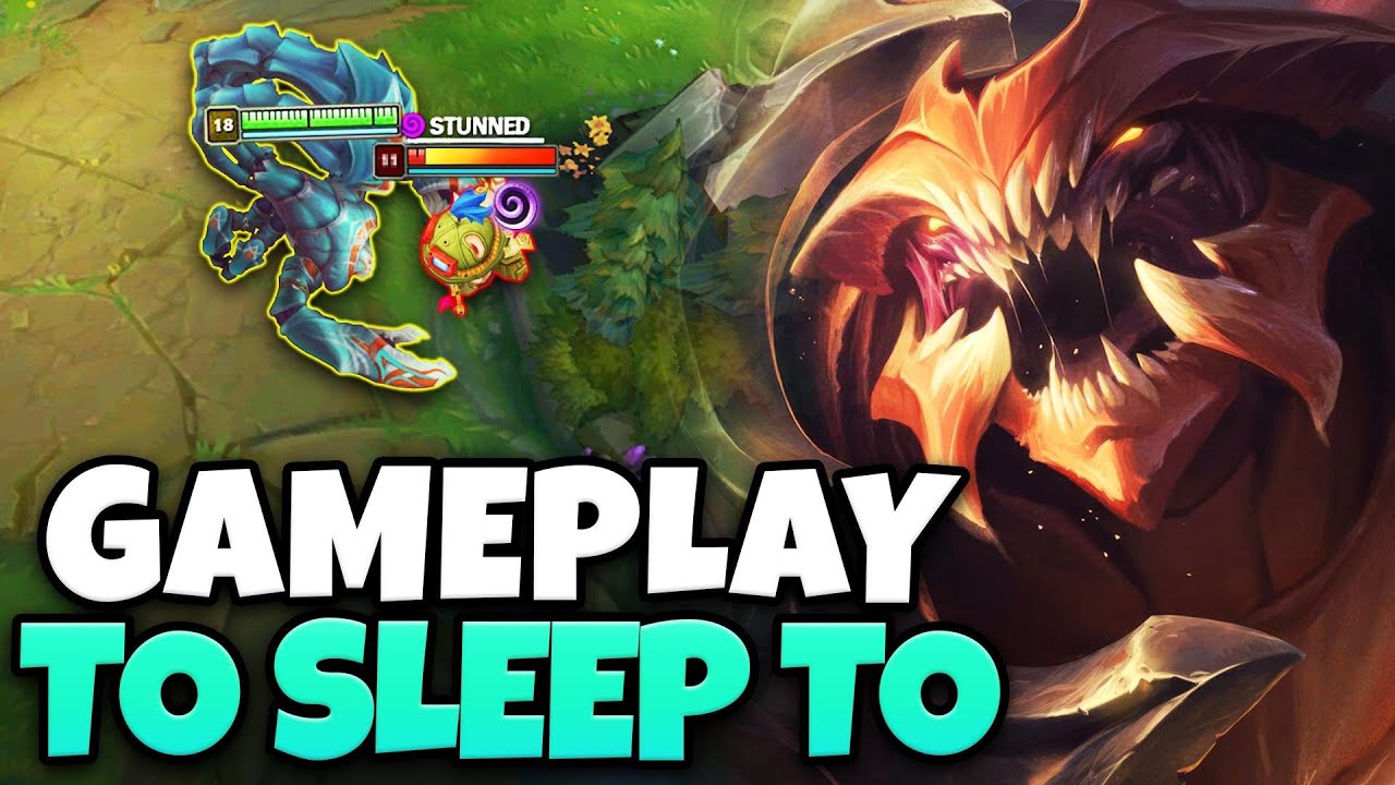 League of Legends gameplay that makes you fall asleep INSTANTLY - YouTube