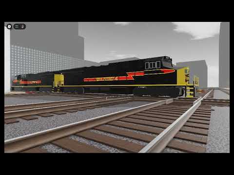ROBLOX Railfanning at Joliet, IL S46E79: IAIS Local Freight Train - YouTube