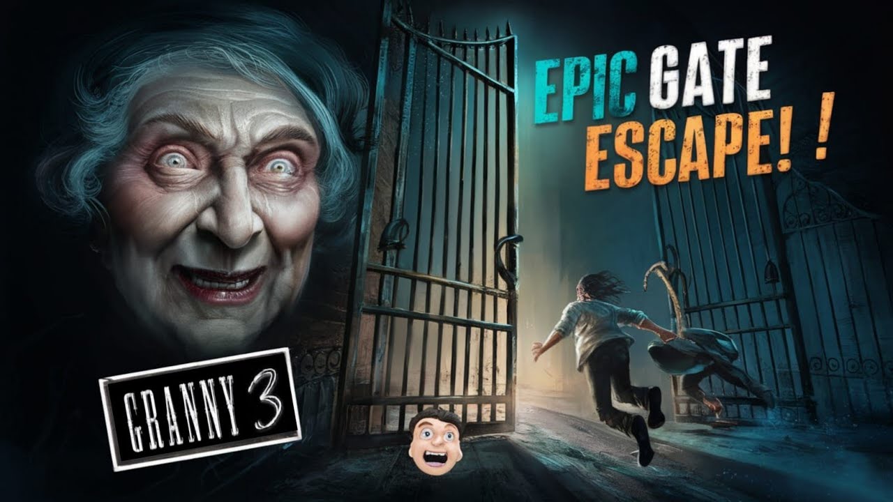 Granny 3 : EPIC GATE ESCAPE!! 🚪🏃🏃 | @lattoogamerz69 - YouTube