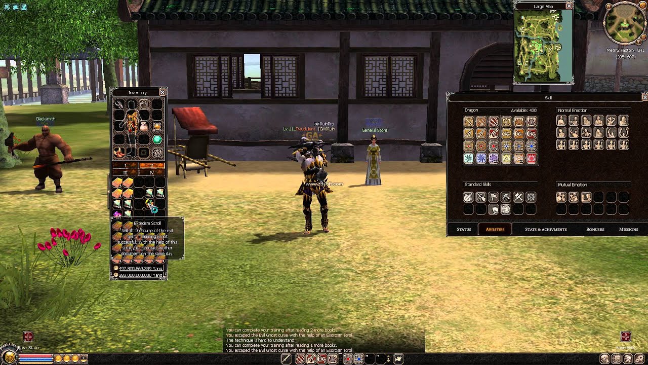 Metin2 Factory 7 & 8 Skills Preview Video - YouTube