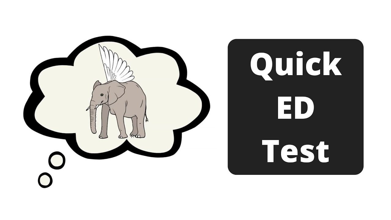 3 Minute Test For Psychological Erectile Dysfunction (Fast And Easy ...