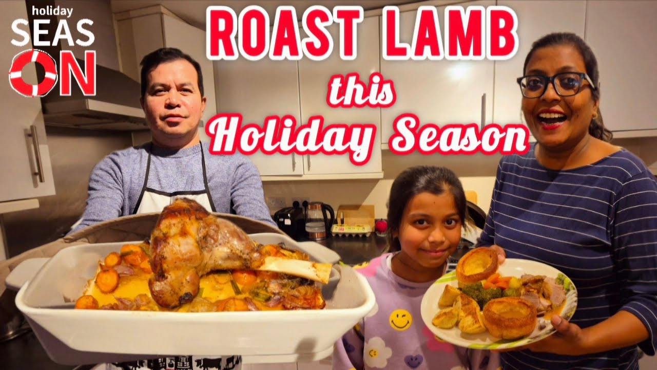 KUMPLIKADO pala mag luto ng ROAST LAMB. English Food for this Holiday ...
