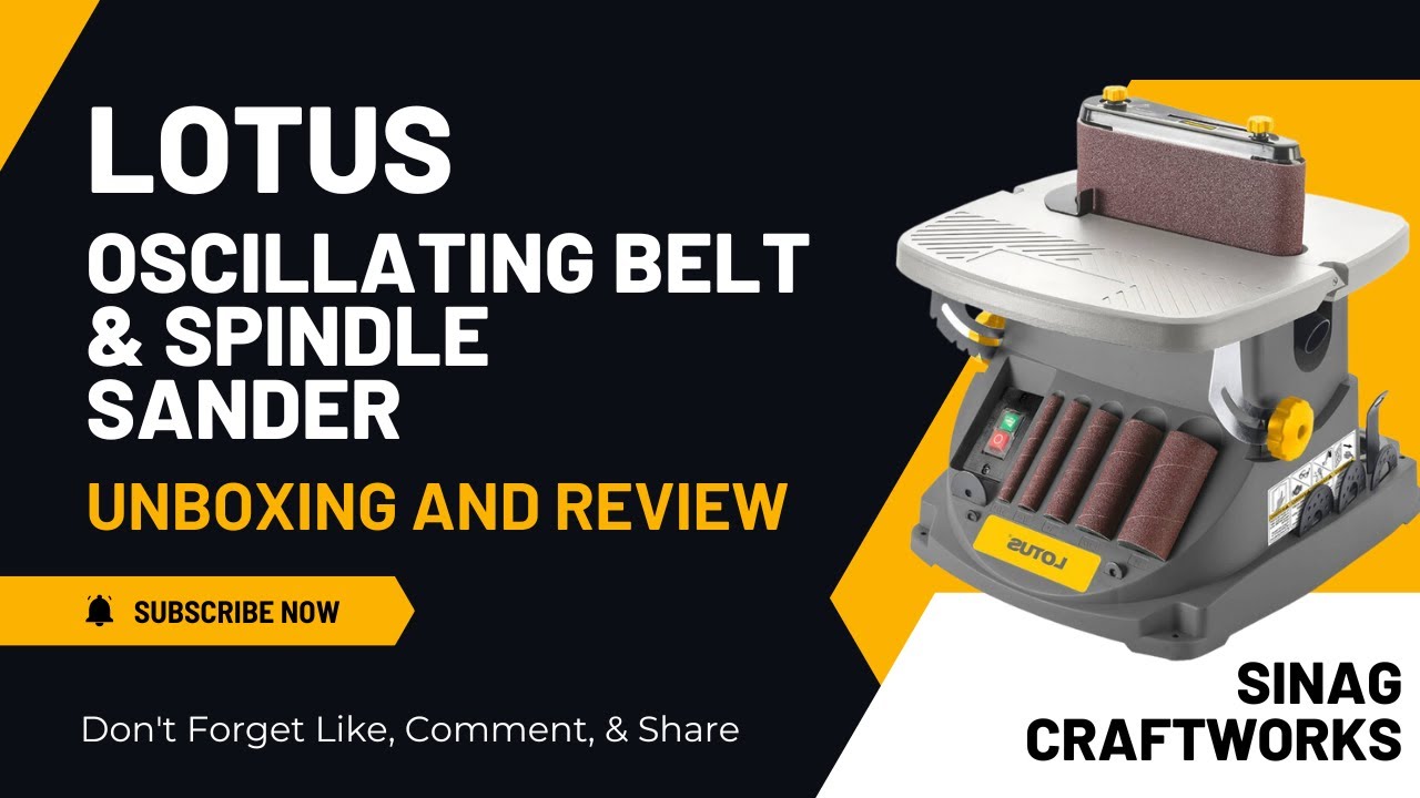 Don't Buy That Oscillating Belt Sander Until You See This! [Lotus ...