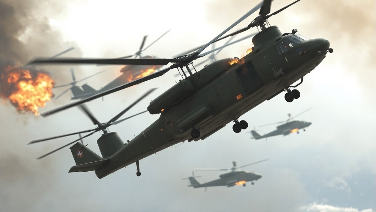 10 minutes ago! Russia panics, 2 helicopters carrying 500 soldiers ...