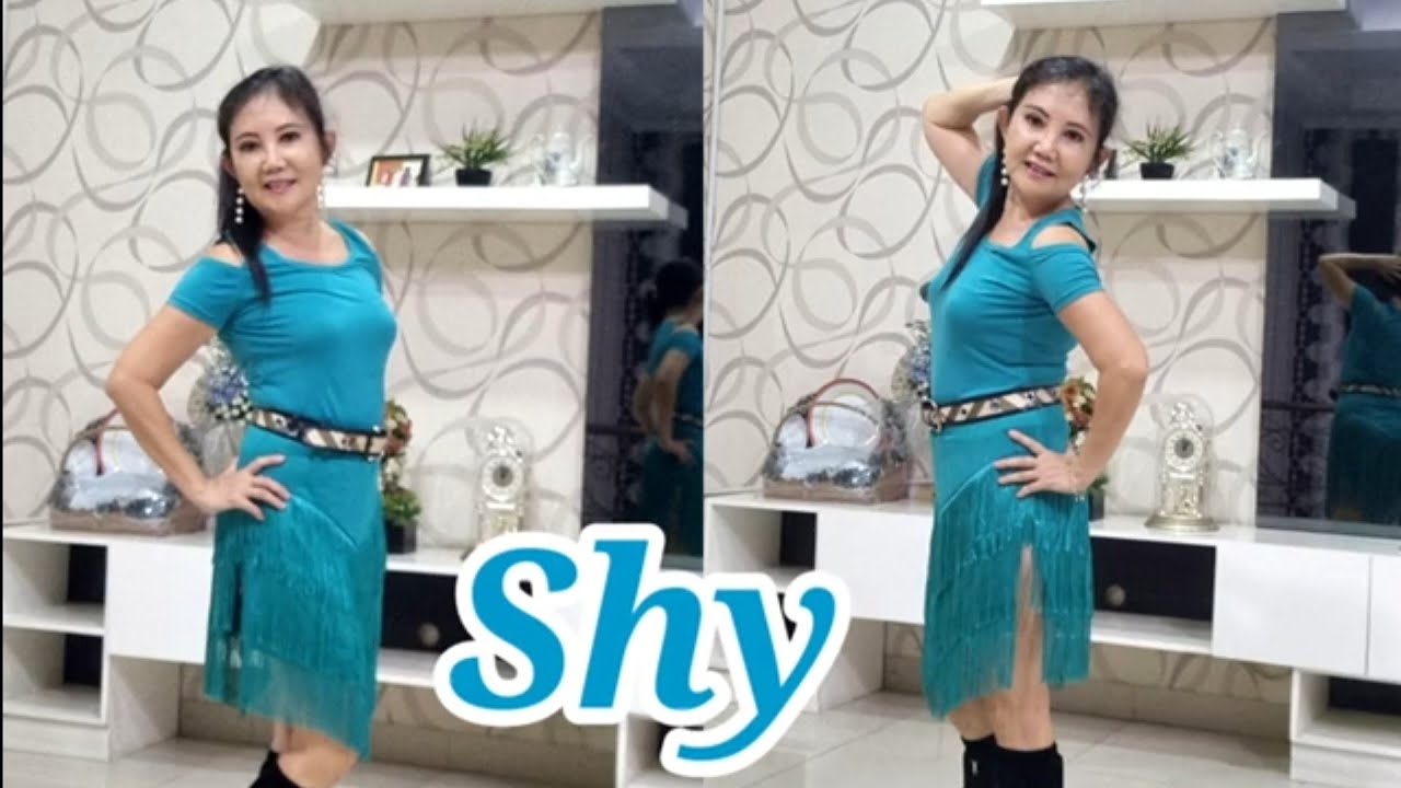 Shy Line dance | Choreo:Andrico Yusran | Don't Be Shy | Demo by Selvin ...