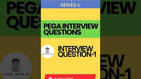 Pega Interview Questions - YouTube