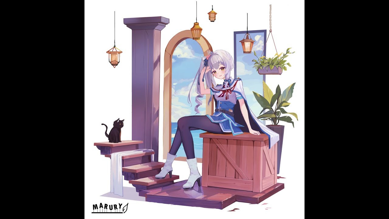 Timelapse making a Splash Art of Suzakuin Tsubaki - Personal Project ...