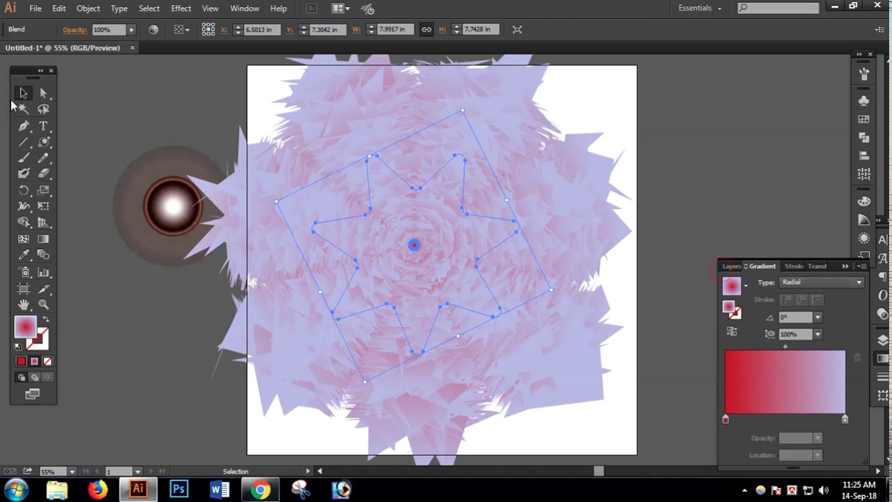01 Geometric Line Art Tutorial Adobe Illustrator - YouTube