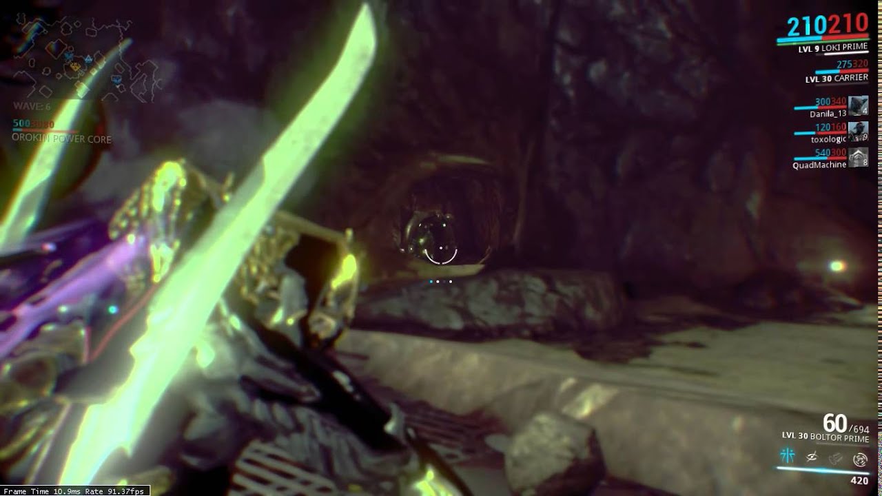 Warframe Gameplay:Loki prime + Kronen - YouTube