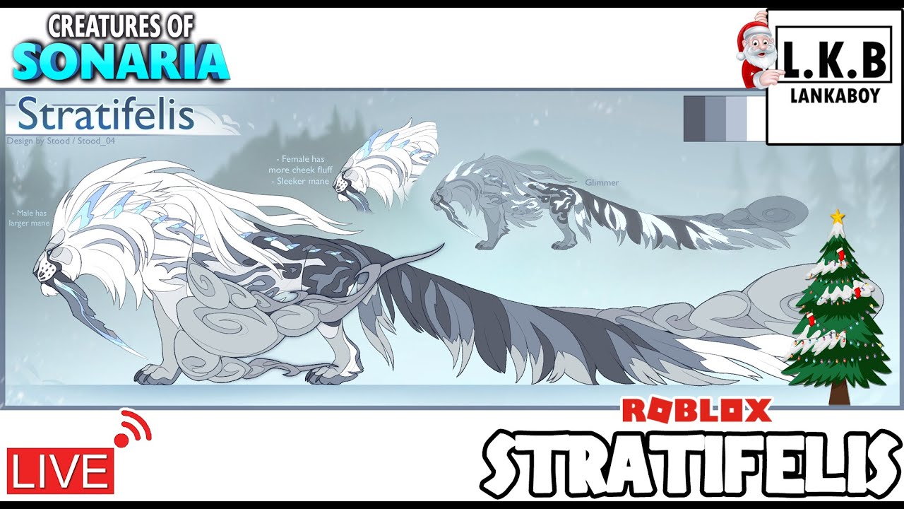 [BGM] 🔴Live Roblox Creatures of Sonaria | ทำภารกิจหาเจ้า Stratifelis ...