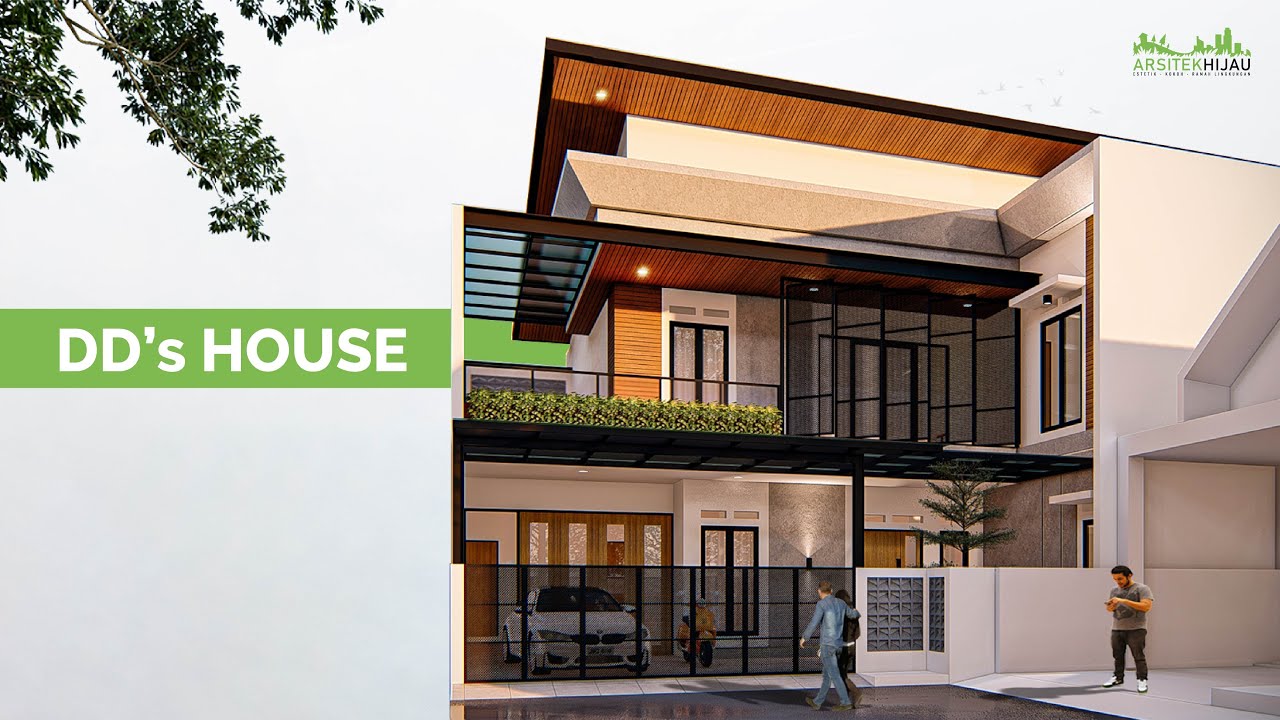 RUMAH MINIMALIS KONTEMPORER YANG ELEGAN 😍 | ANIMASI RUMAH MODERN - YouTube