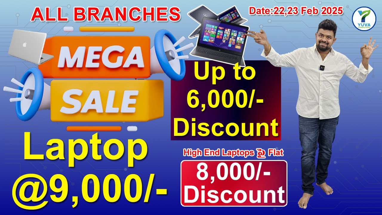 All Branches Mega sale | Laptop @9,000/- | up to 6,000/- discount ...