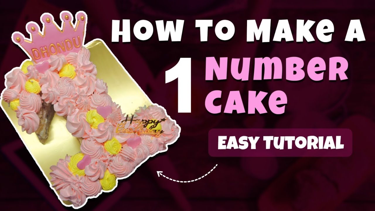 How to Make a Number Cake? | Quick Cook By Pragya | Easy Tutorial for ...