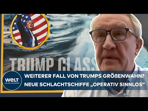 USA: Trump lässt neue Schlachtschiffe bauen! Admiral verrät! Pläne sind taktisch riskant und teuer!