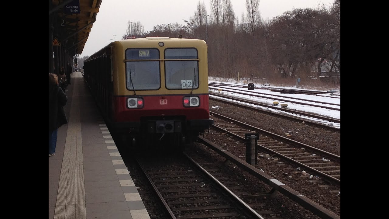 S47 Einfahrt Berlin Neukölln BR 485 S-Bahn Berlin DB Full HD [1080p ...