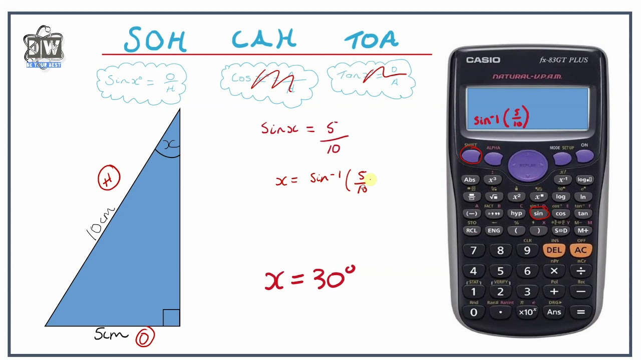 Trigonometry 3+ Finding the Angle - YouTube