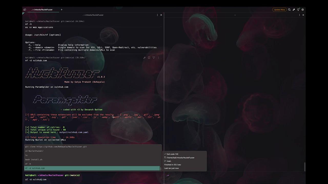 Automate Detecting XSS, SQLi, SSRF, Open-Redirect using Nuclei Fuzzer Tool - YouTube