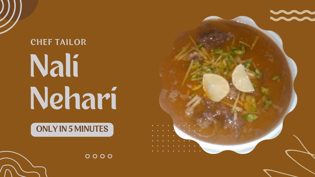 Nali Nehari Pakistan | Delicious for Sugar | chatpata food | Chef ...
