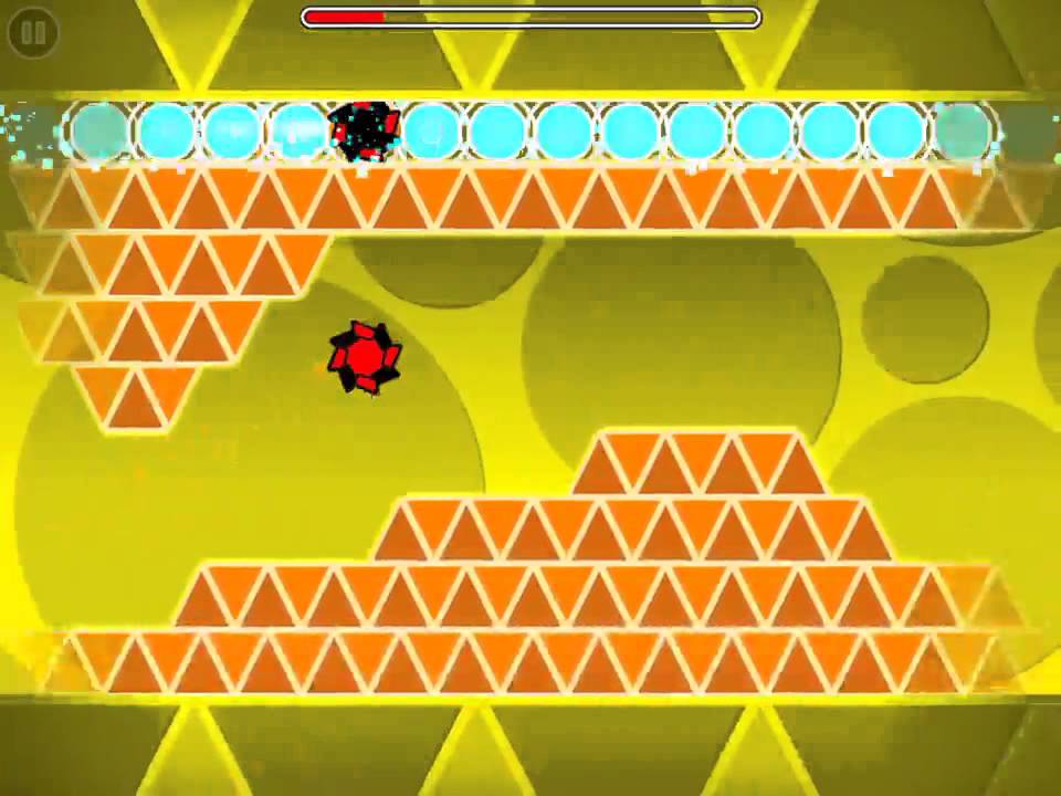 Geometry Dash-Level orange - YouTube