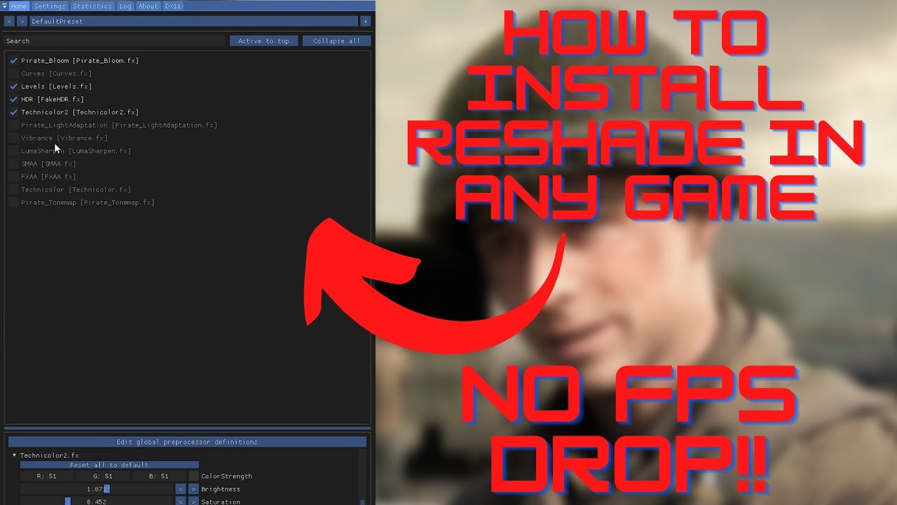 How to install ReShade in any game|Graphic mod for low end PC|Impuls3 ...
