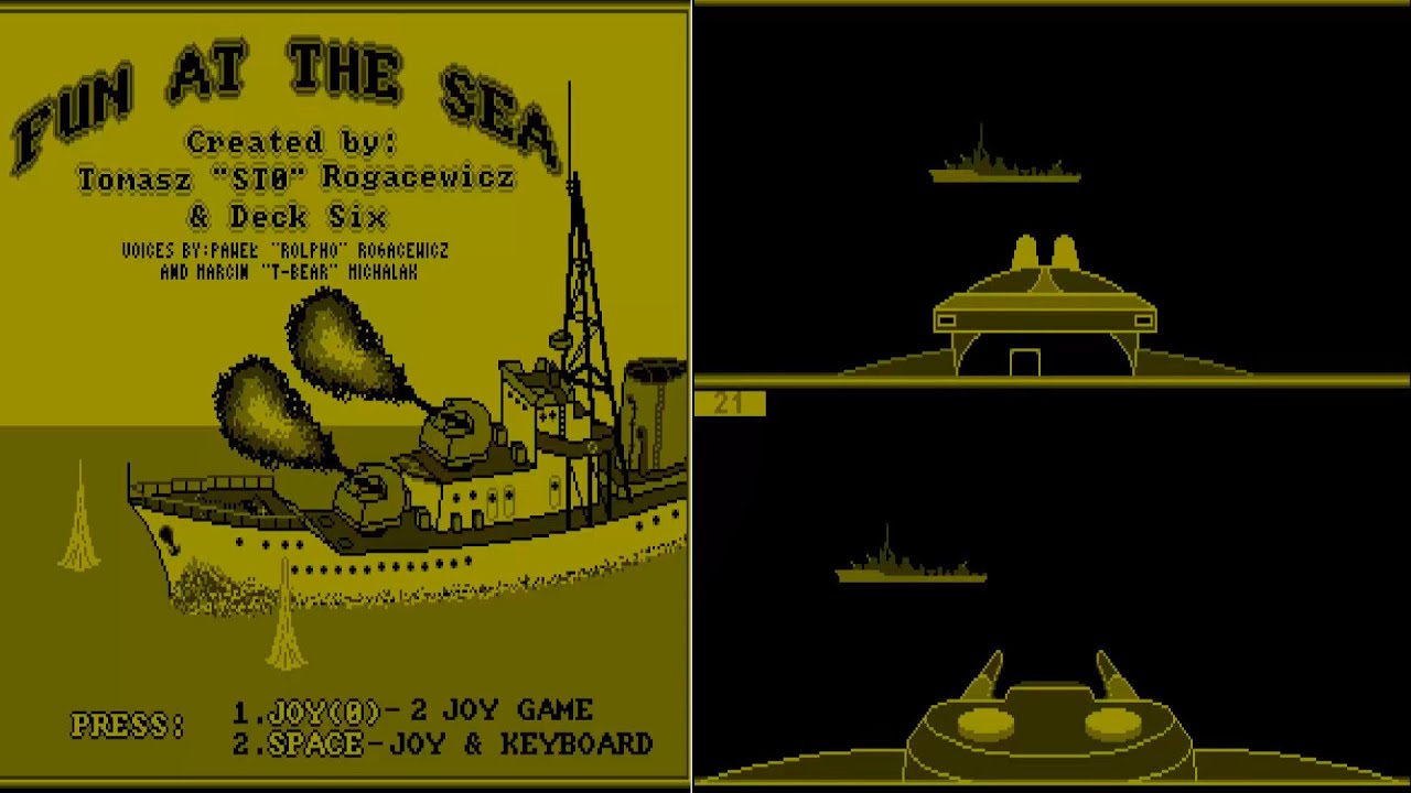 AMIGA Fun at the Sea By Deck Six 1994 1996 Martin Wulffeld POLISH ...