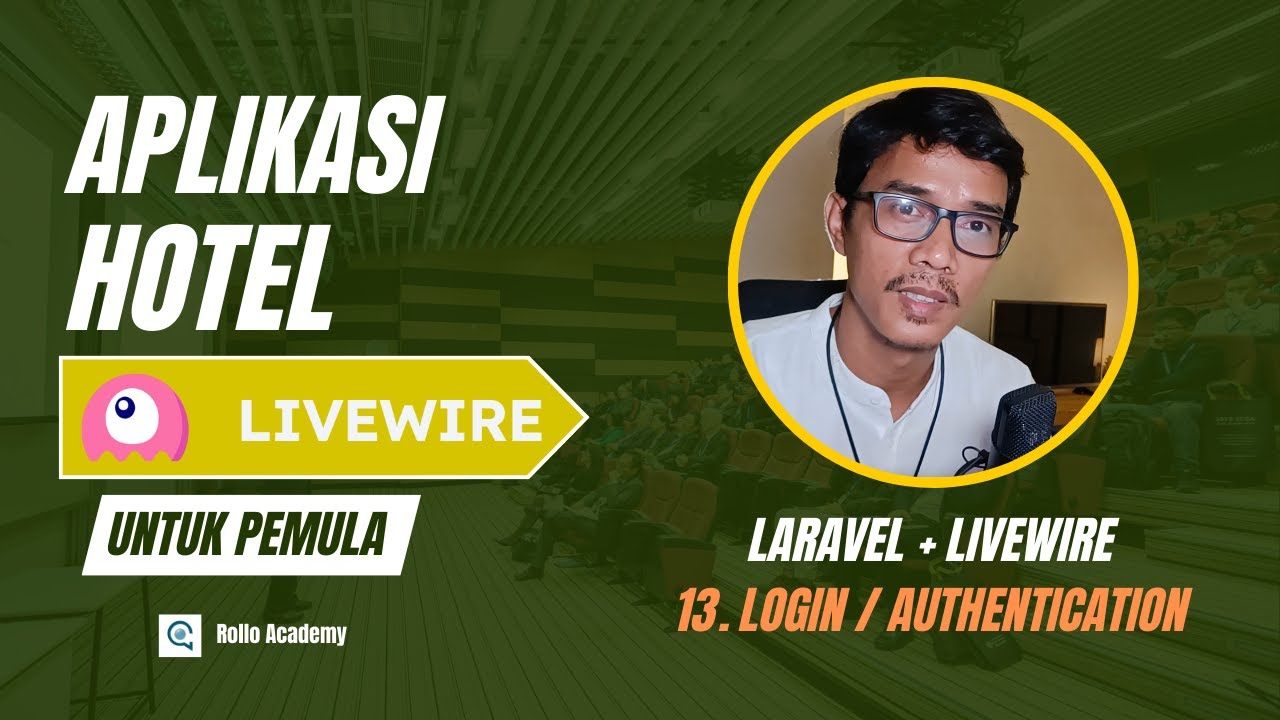 Tutorial Laravel & Livewire - Login / authentication (untuk pemula) - YouTube