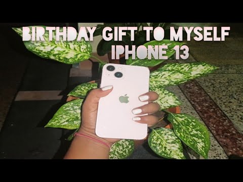 Unboxing new iphone 13 /Birthday gift to myself/ये तौफ़ा मैंने खुद को ...