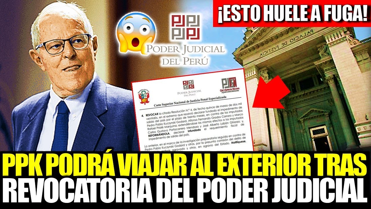 EXPRESIDENTE PEDRO PABLO KUCZYNSKI PODRÁ VIAJAR AL EXTERIOR TRAS ...