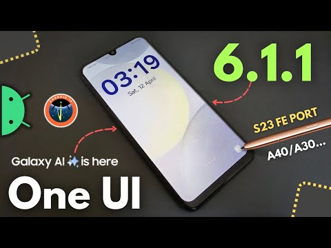 Install One Ui 6.1.1 Android on Samsung A30 - Galaxy AI Features!
