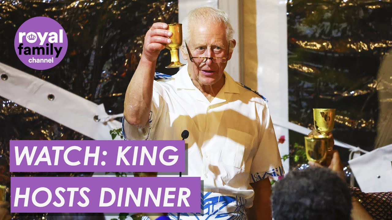 WATCH: King Charles Hosts Heads of Government Dinner in Samoa - YouTube
