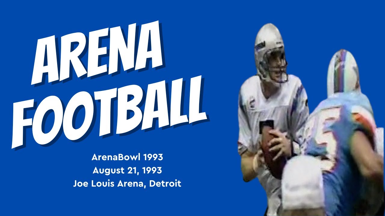 Arena Football: ArenaBowl 1993 (Tampa Bay at Detroit) - YouTube