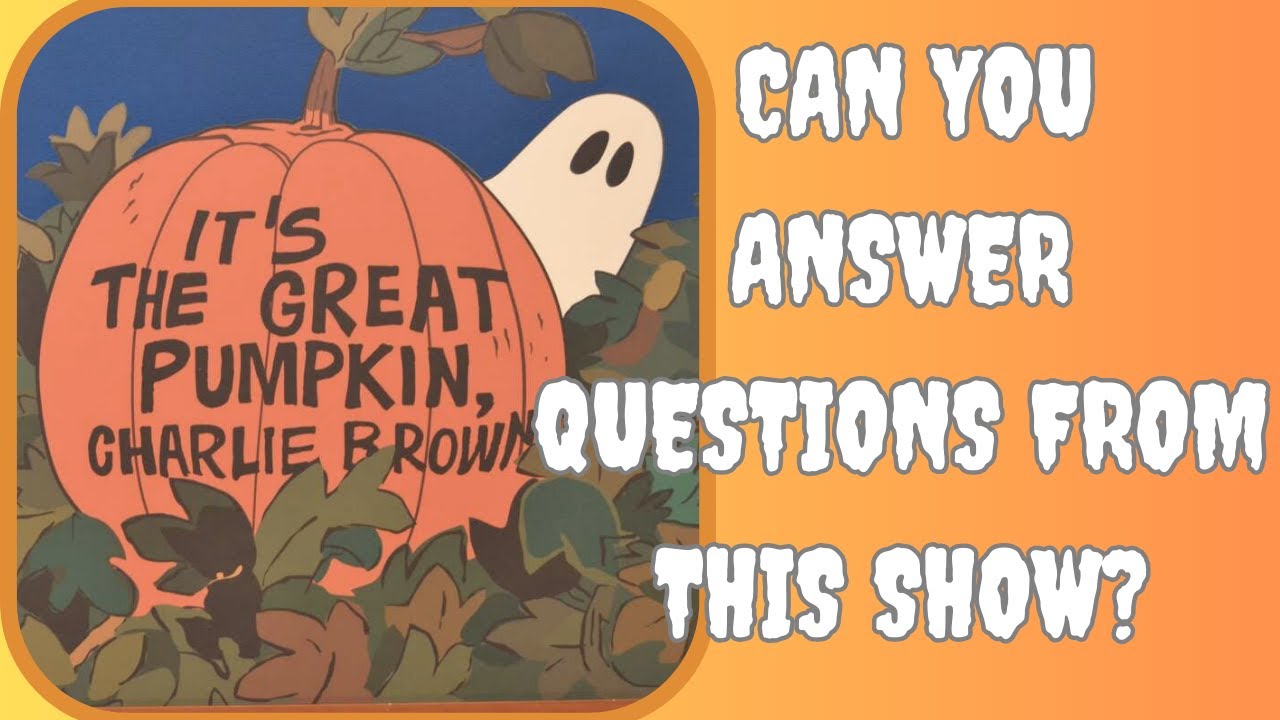 TV Trivia - It's The Great Pumpkin, Charlie Brown - YouTube