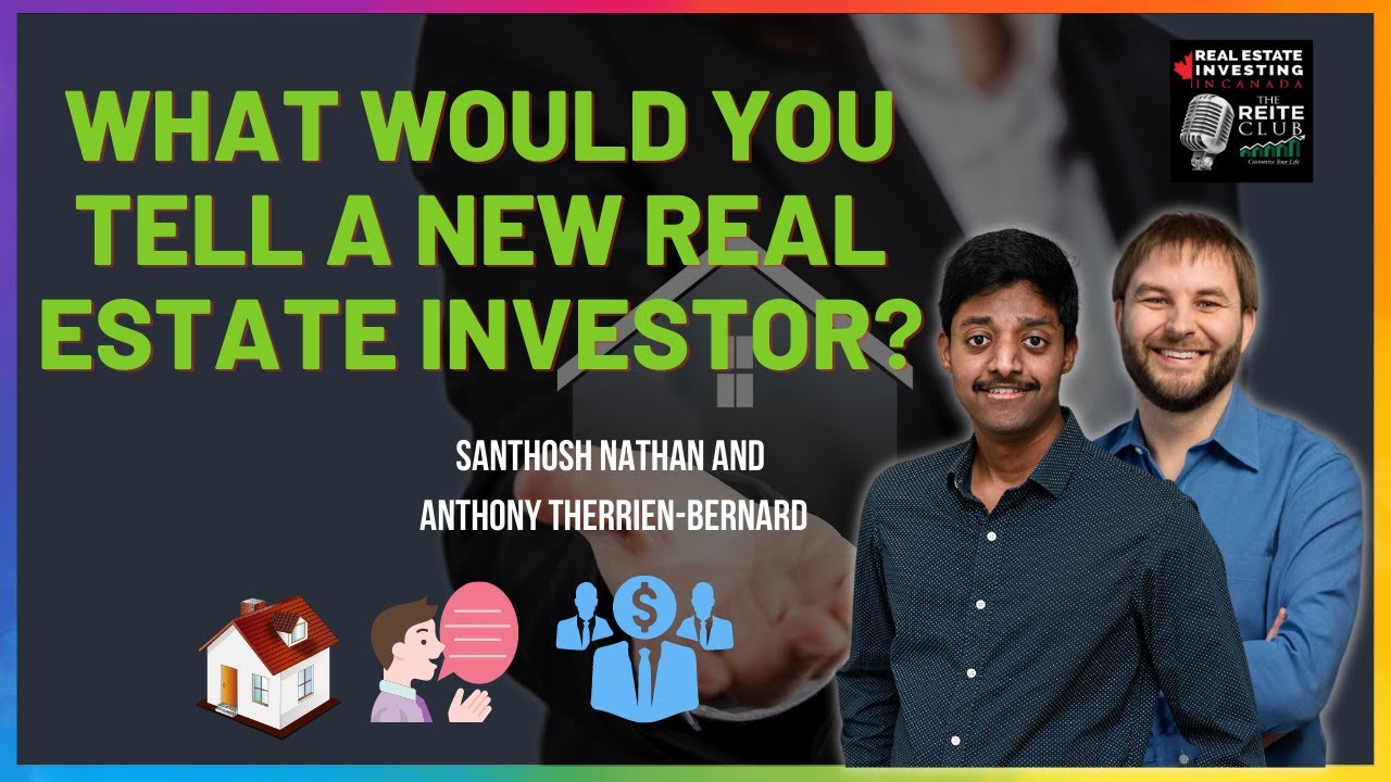 What Would You Tell A New Real Estate Investor? - YouTube