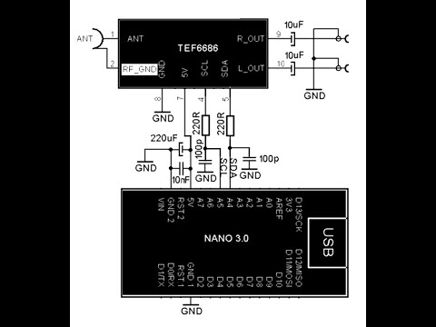 TEF6686 Arduino Radio test - RR Actualitati Topolog in Bucuresti - YouTube