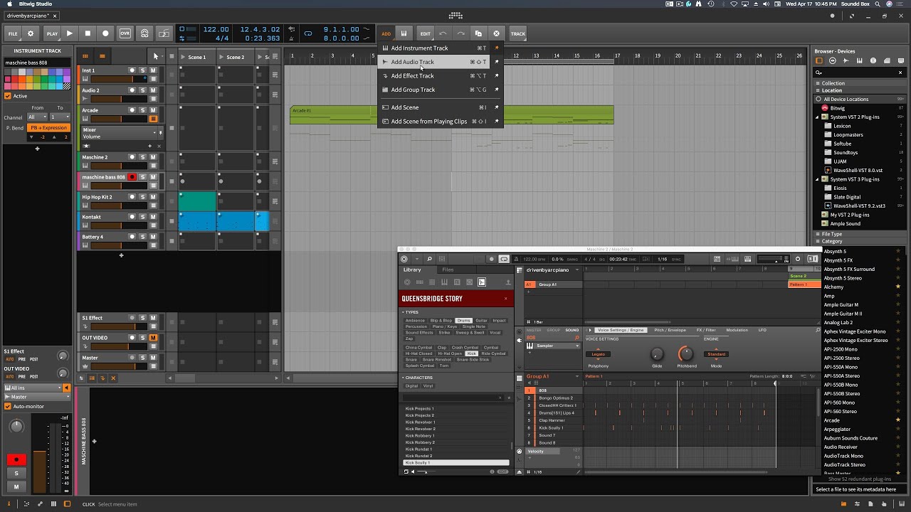 Bitwig Studio & Maschine- External Midi Trigger - YouTube