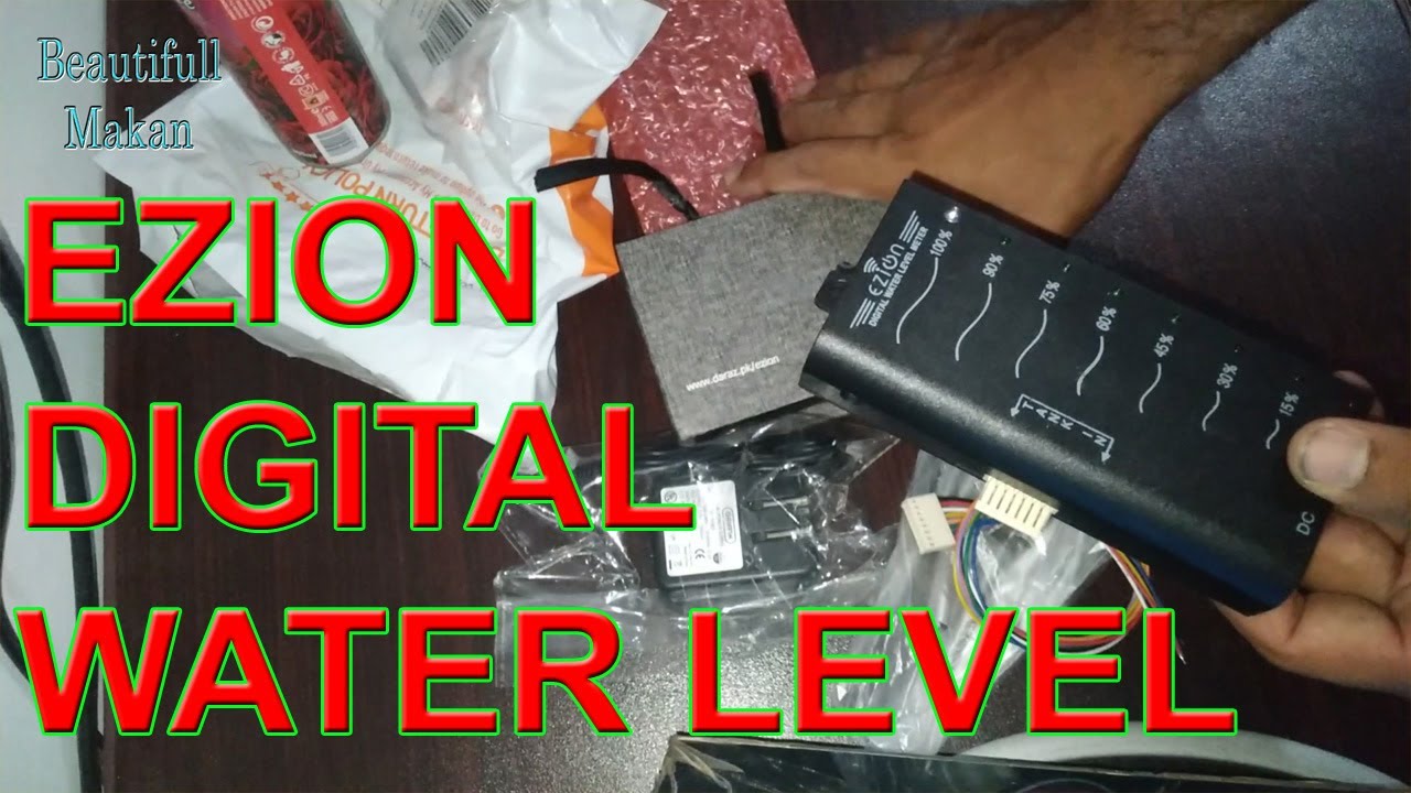 ezion digital water meter overflow indicator water tank level indicator ...