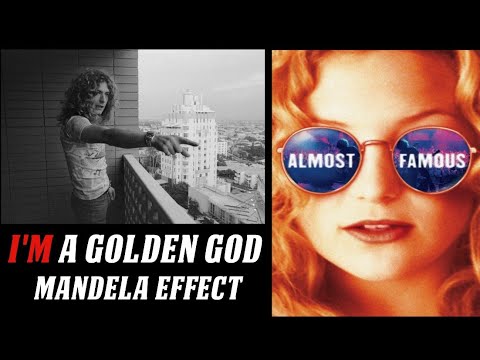 I'M A GOLDEN GOD Mandela Effect - YouTube