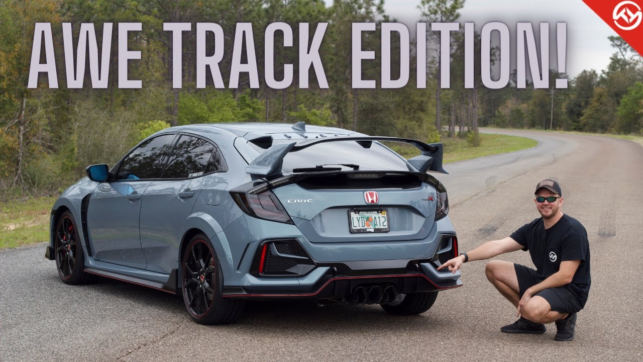 AWE TRACK EXHAUST REVIEW! **FK8 TYPE-R** - YouTube