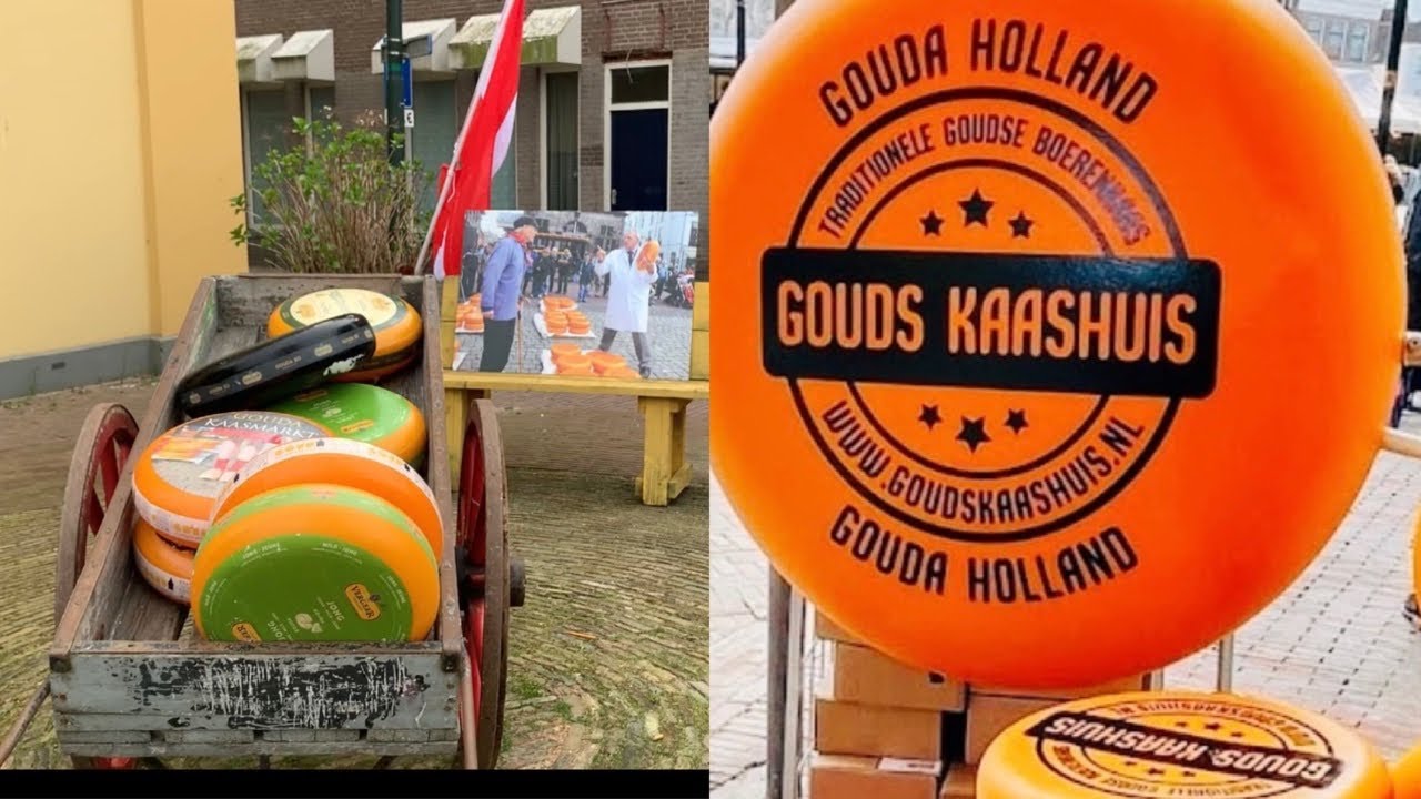 Gouda Cheese ||Gouda Holland// Gouda Town Hall and Market ||Gouda kass ...