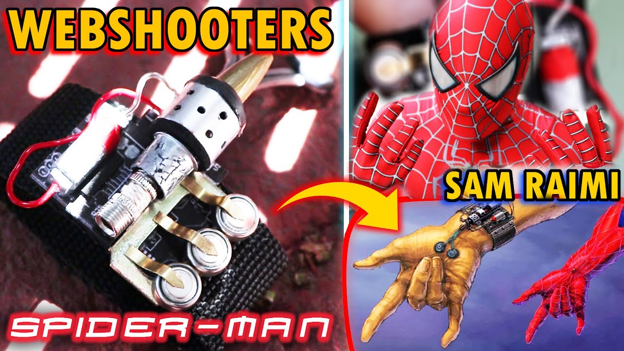 HICE LOS WEB SHOOTER DE TOBEY MAGUIRE / SAM RAIMI | Emma Spider - YouTube