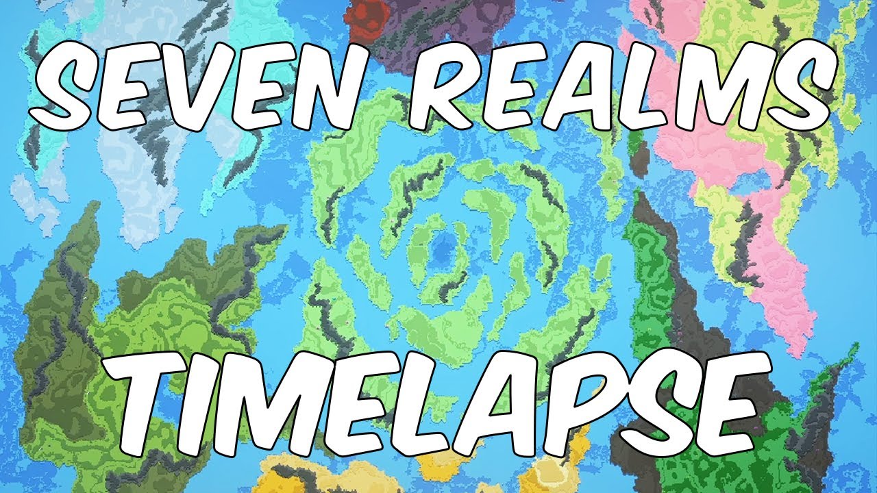 WorldBox Time Lapse - The Seven Realms Map - YouTube