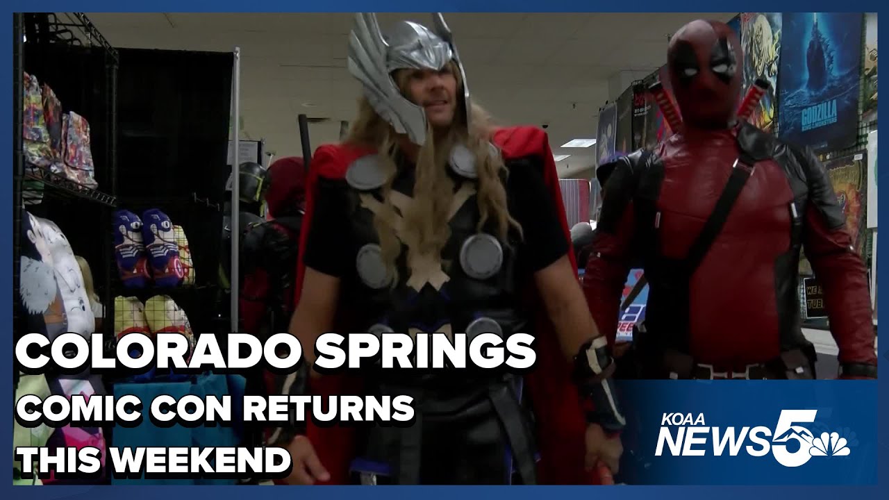 Colorado Springs Comic Con: Superheroes and Pop Culture Unite - YouTube