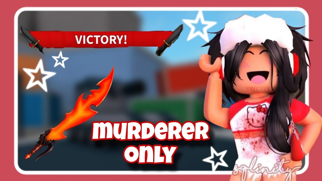 #roblox #mm2 #murderermystery ♡ ٭mm2 murderer only٭ ♡ - YouTube