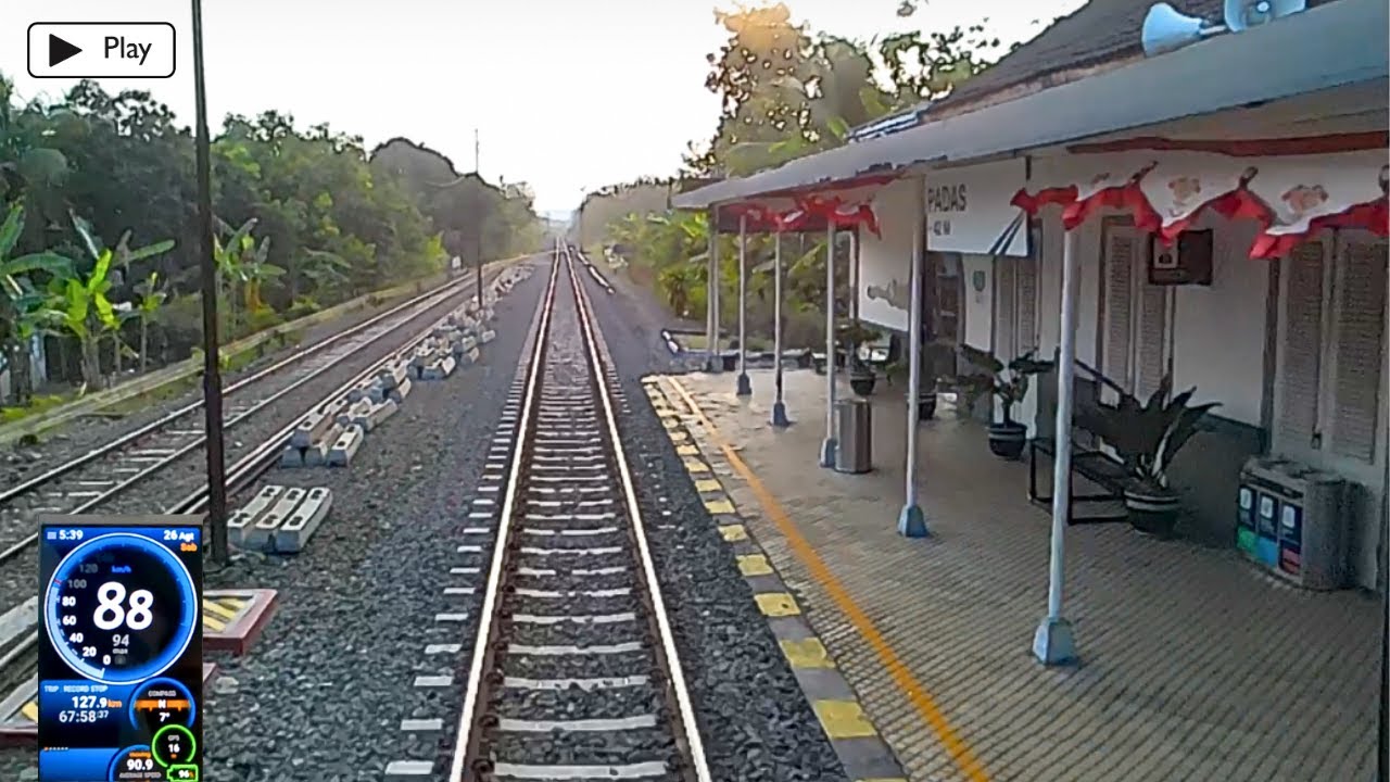 BACKRIDE TRAIN | Melewati Stasiun Heritage - Stasiun Telawa Hingga ...