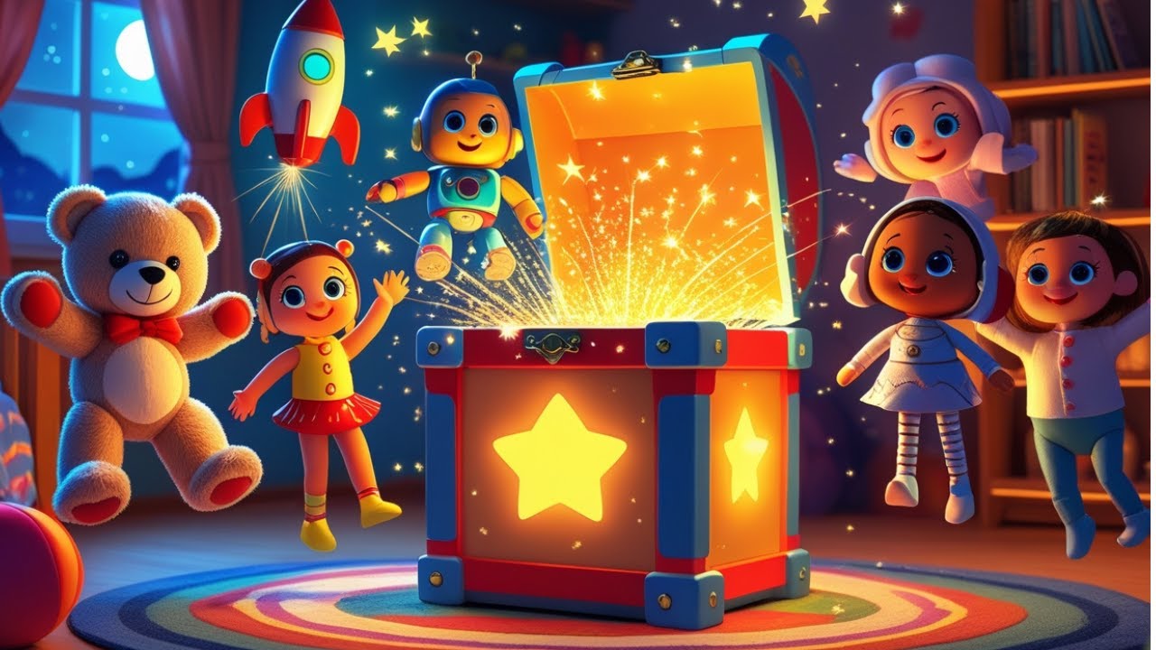 Magical Toy Box kids song | nursery Rhymes and Kids Song | Tiny Kids ...