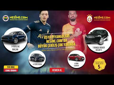 Fenerbahçe - Galatasaray Rekabeti Eşya Piyangoları'yla Nesine.com'da!